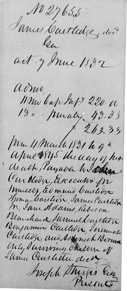 James Cartledge Rev War