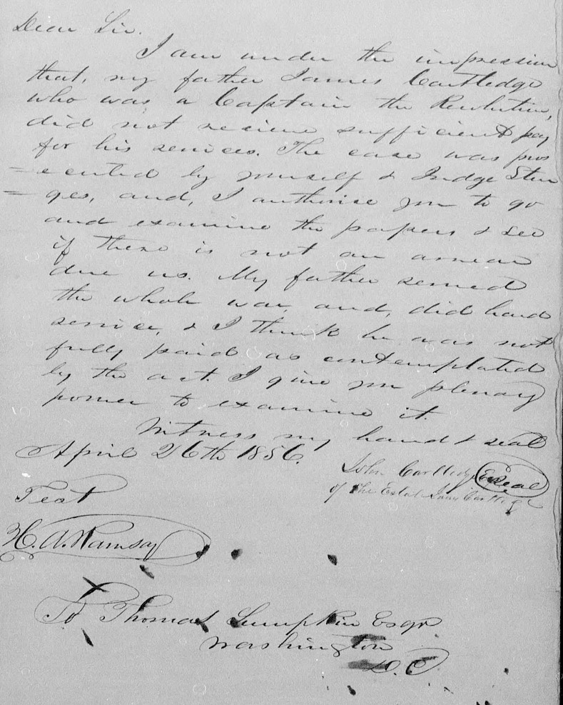 James Cartledge Rev War