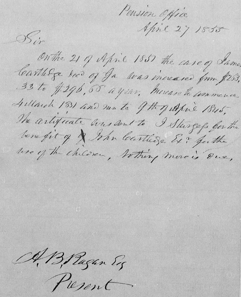 James Cartledge Rev War