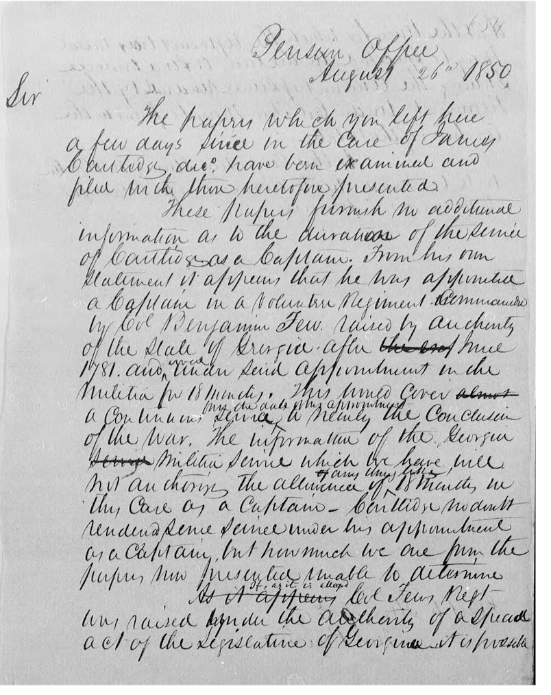 James Cartledge Rev War